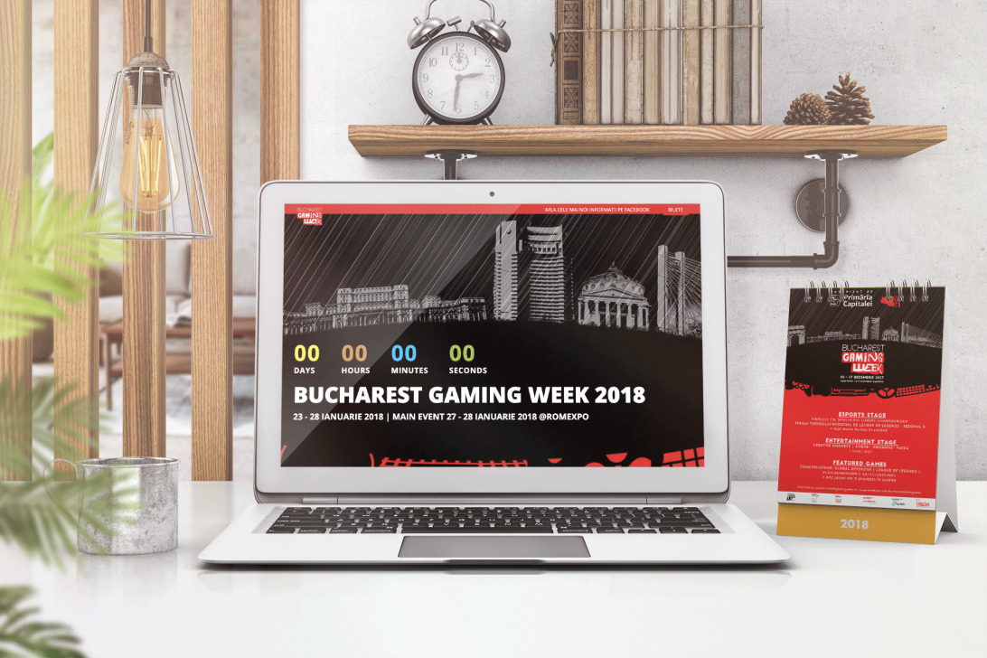 Branding & launch campaign for Bucharest Gaming Week